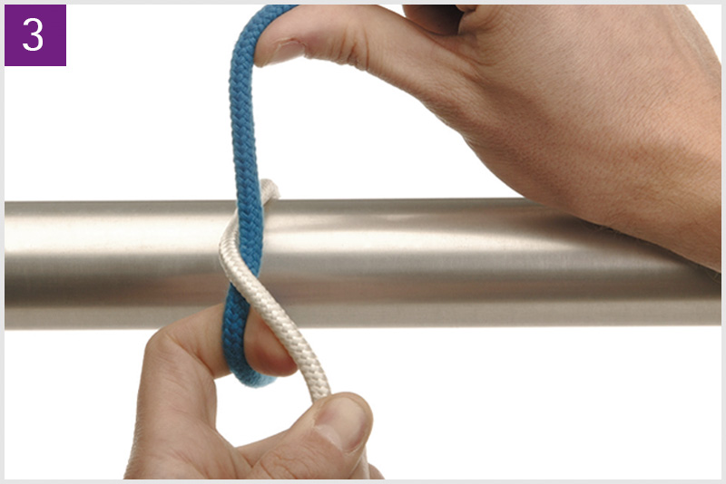 Square Knot (One-hand technique)